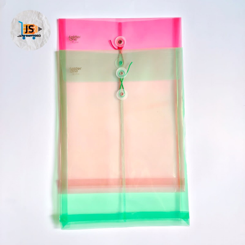 Jual Map Plastik Tali ukuran F4 Folio Folder One EB-F50 | Shopee Indonesia