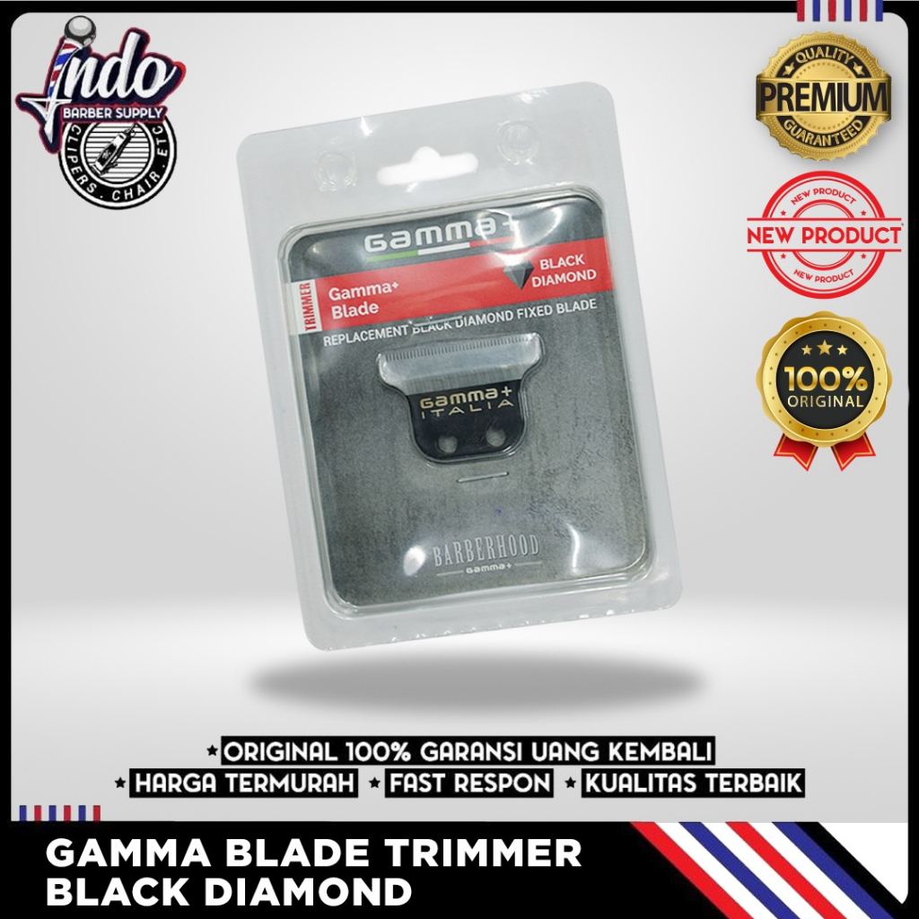 Jual GAMMA BLADE TRIMMER GAMMA BLACK DIAMOND PISAU | Shopee Indonesia