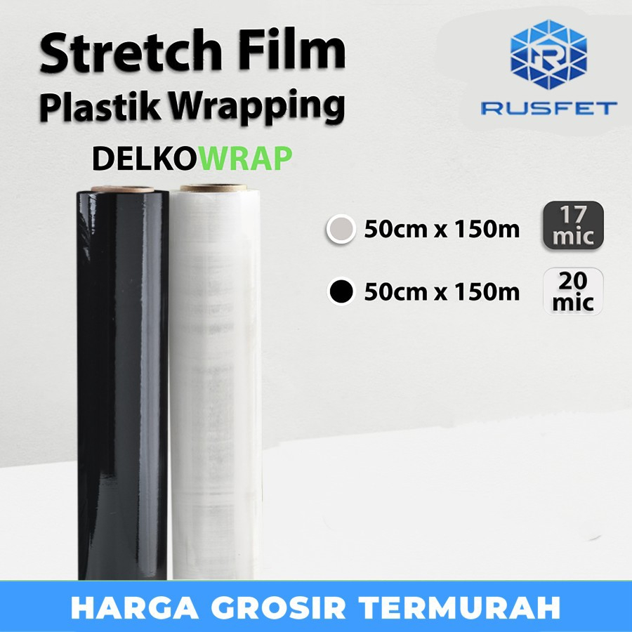Jual Plastic Wrap 50cm Stretch Film Plastik Wrapping DELKO WRAP ...