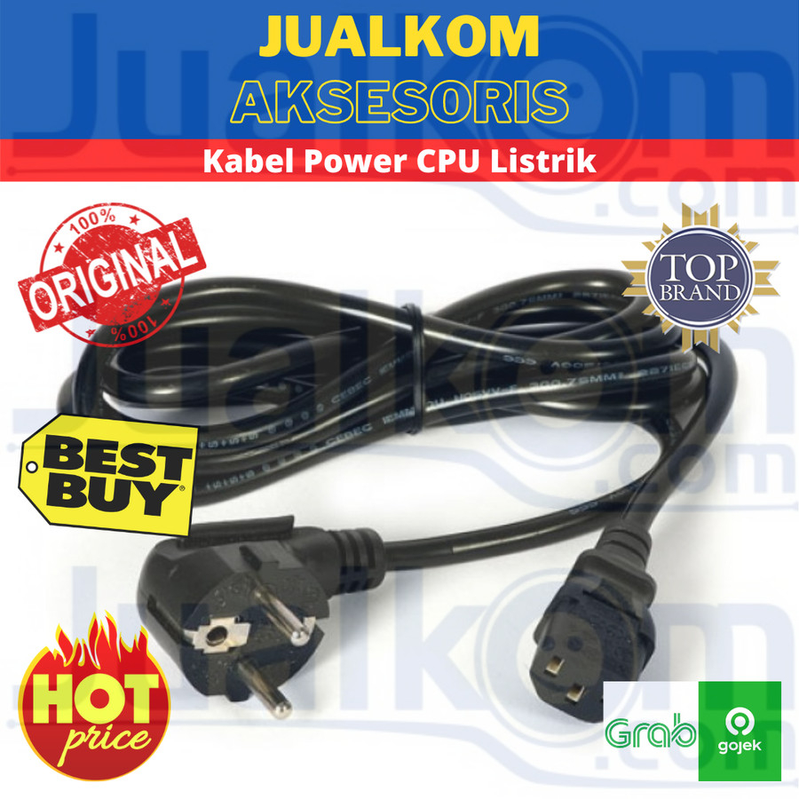 Jual Kabel Power CPU to Listrik TEBAL | Shopee Indonesia