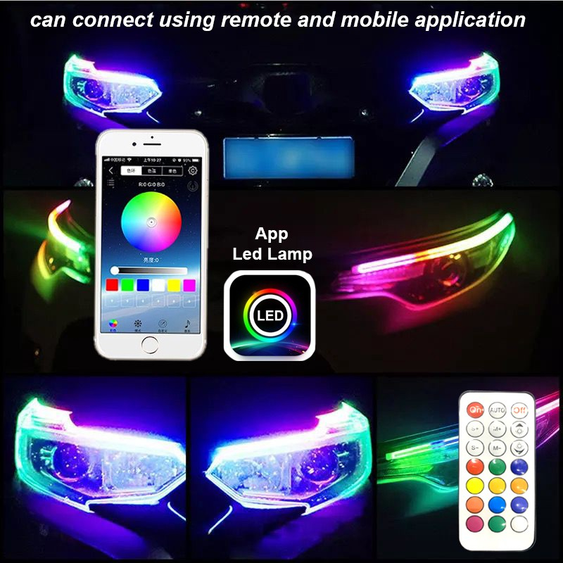 Jual LED DRL FLEKSIBEL 30 CM RGB V2 MERK ICC 3049 DRL | Shopee Indonesia