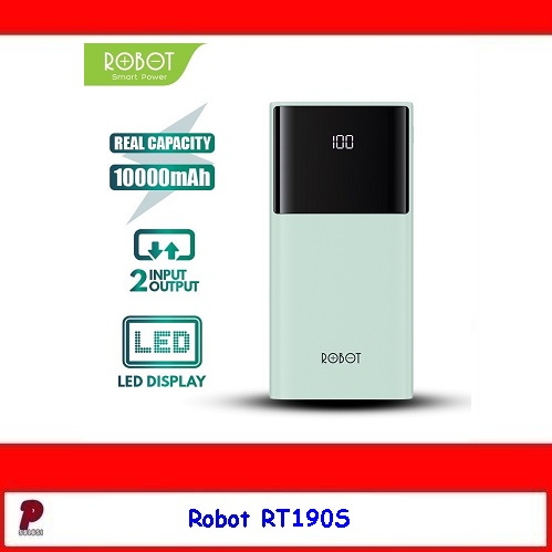 Jual Powerbank 10000mAh Dual input dan Output Robot RT190S- Garansi 12 ...