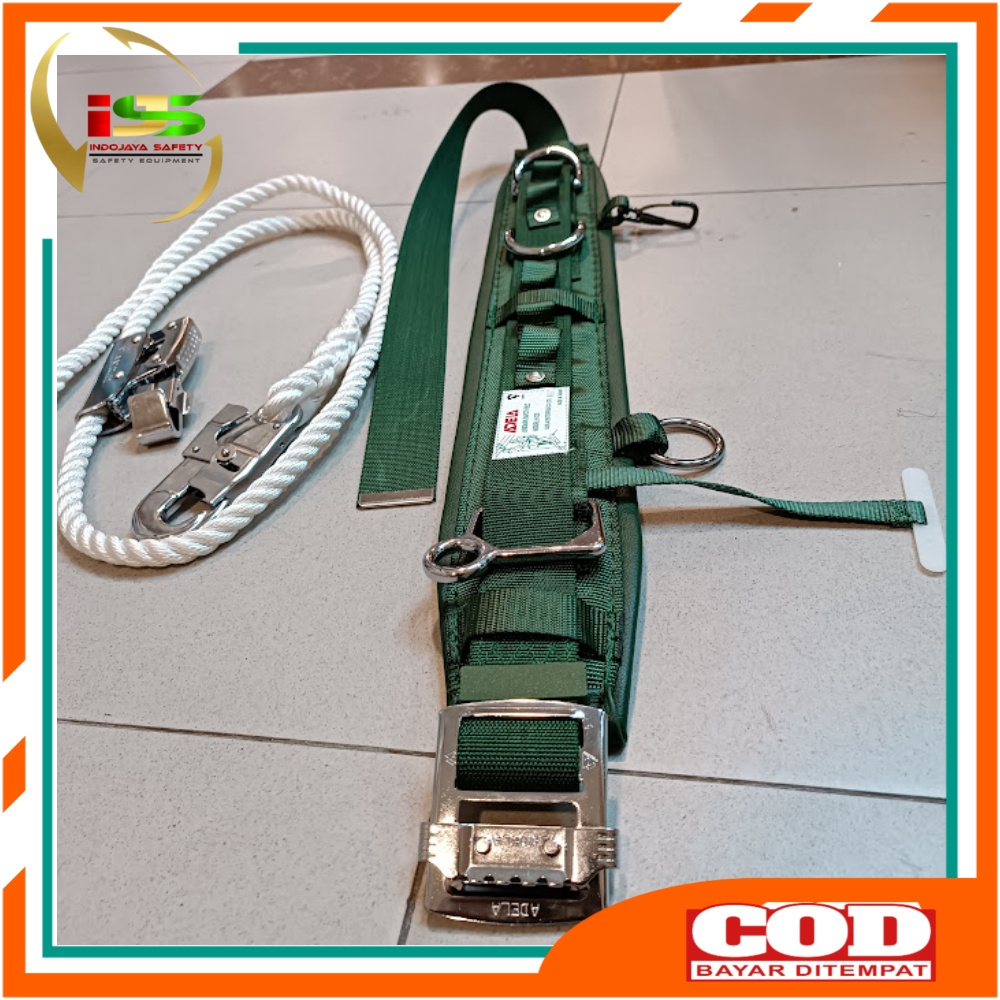 Jual Safety Belt Pinggang Adela H227 / Sabuk Pengaman Safety Kerja PLN ...