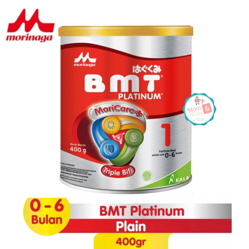 Jual BMT PLATINUM 400GR | MORINAGA BMT PLATINUM (0-6 BULAN) 400 GR | Shopee Indonesia