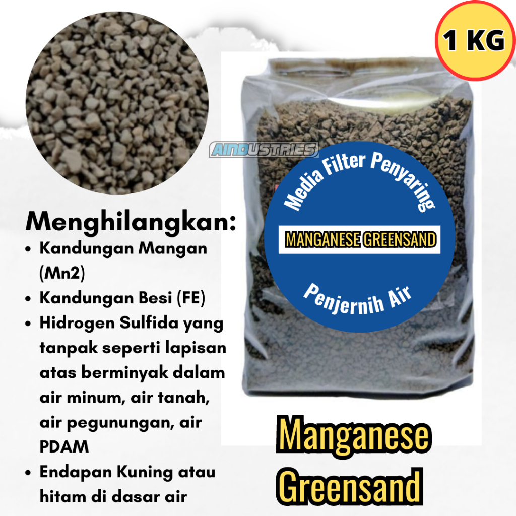 Jual Media FIlter Penjernih Air Menyerap Kotor Pasir Manganese ...