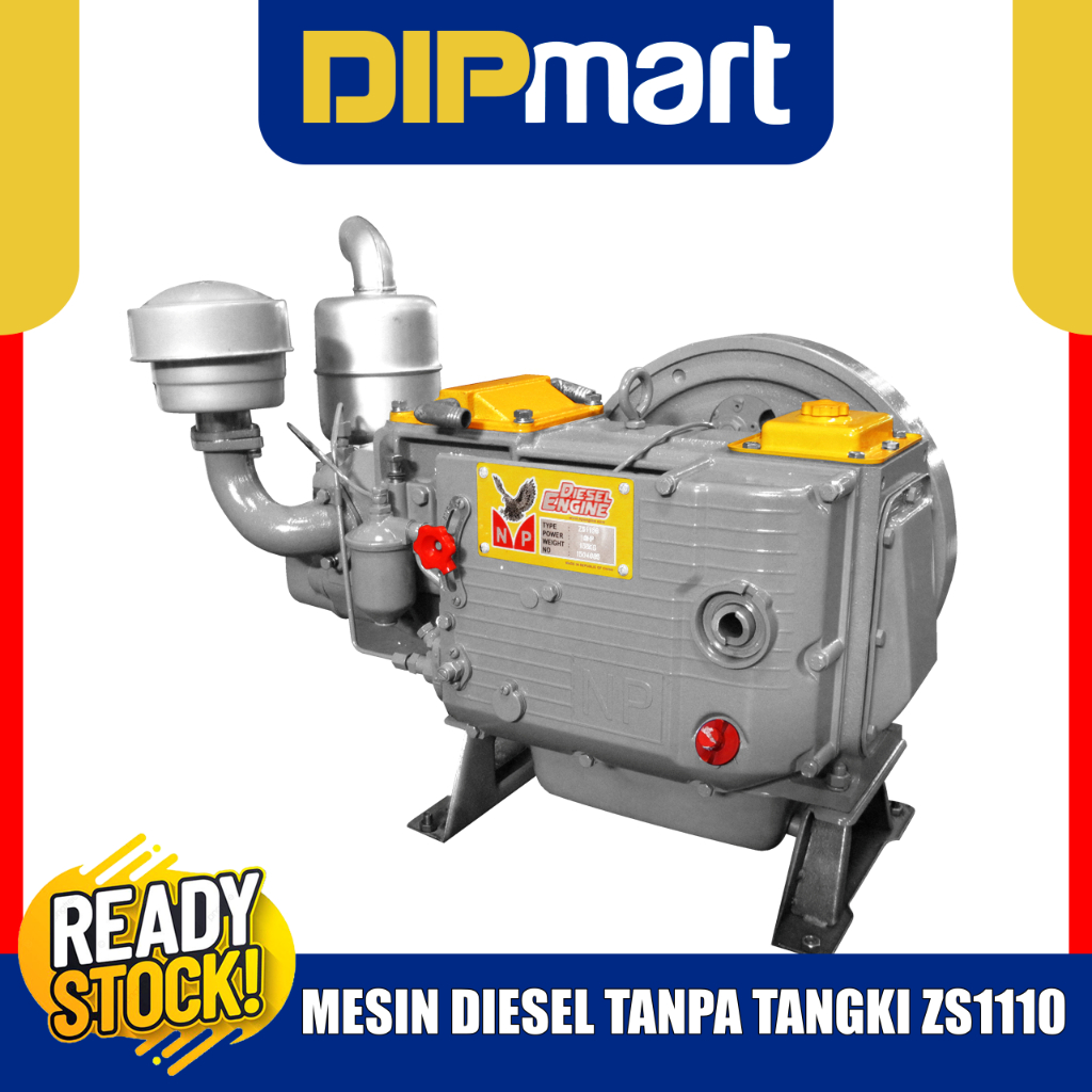 Jual MESIN PENGGERAK BAHAN BAKAR SOLAR TANPA TANGKI ZS1110 20 HP-22 HP ...