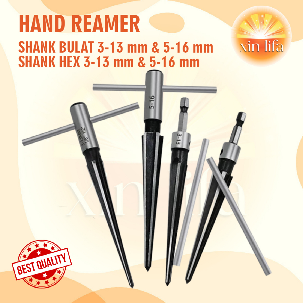 Jual Alat Pembesar Lubang Manual Hand Taper Reamer Countersink | Shopee ...