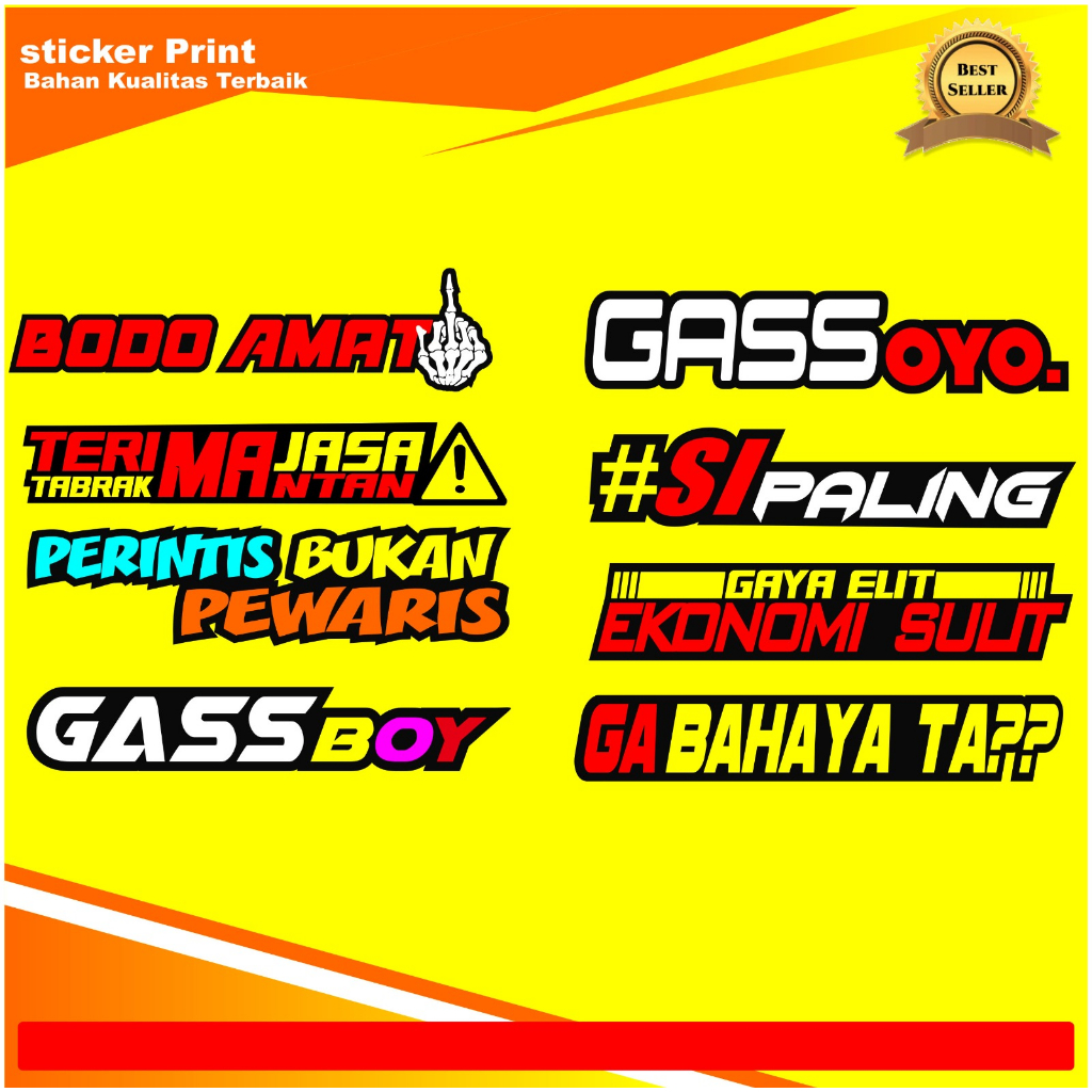 Jual Stiker Print & cut DAN VIRAL WN banyak pilihan | Shopee Indonesia