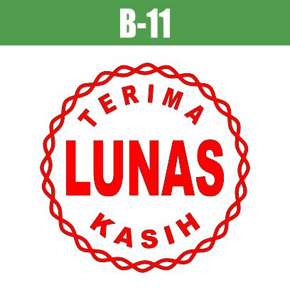 Jual Stempel Cap Lunas | Shopee Indonesia