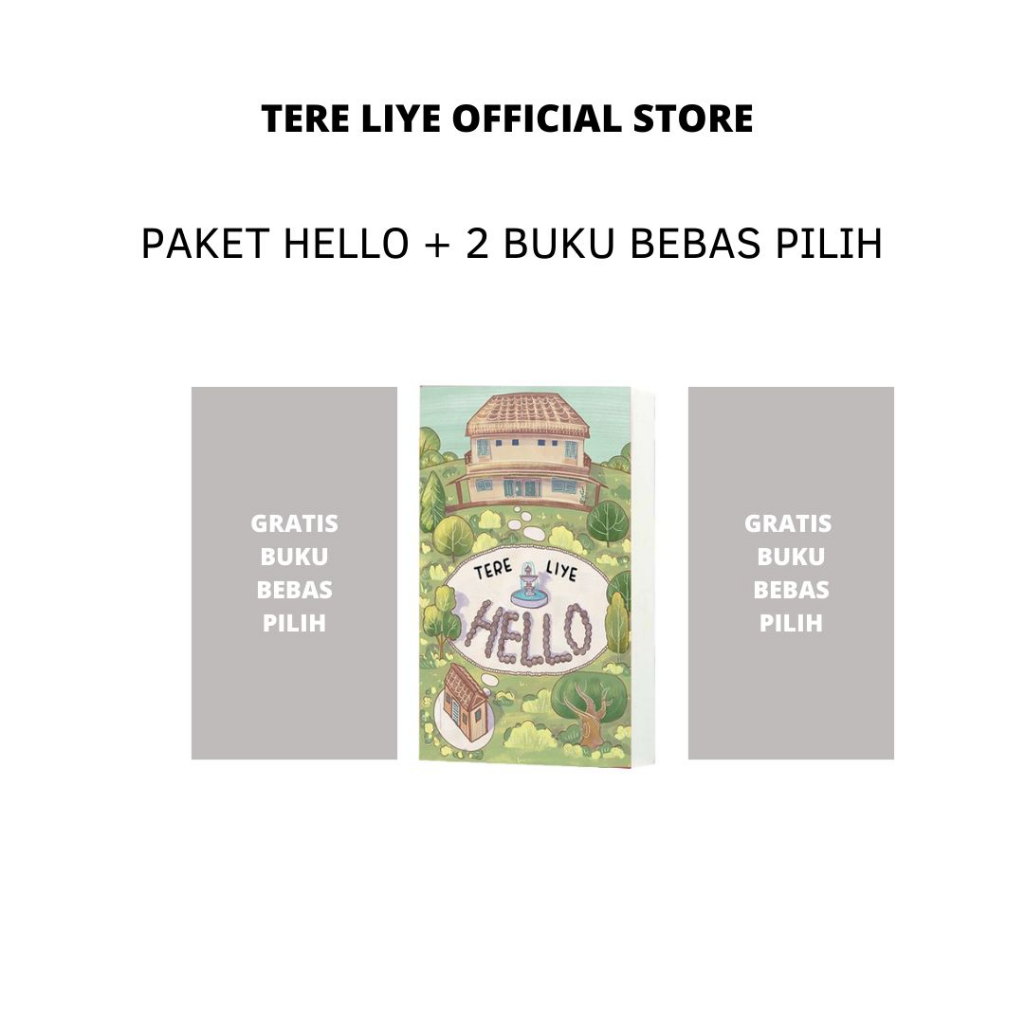 Jual Tere Liye - Paket Hello + Gratis 2 Buku Bebas Pilih | Shopee Indonesia