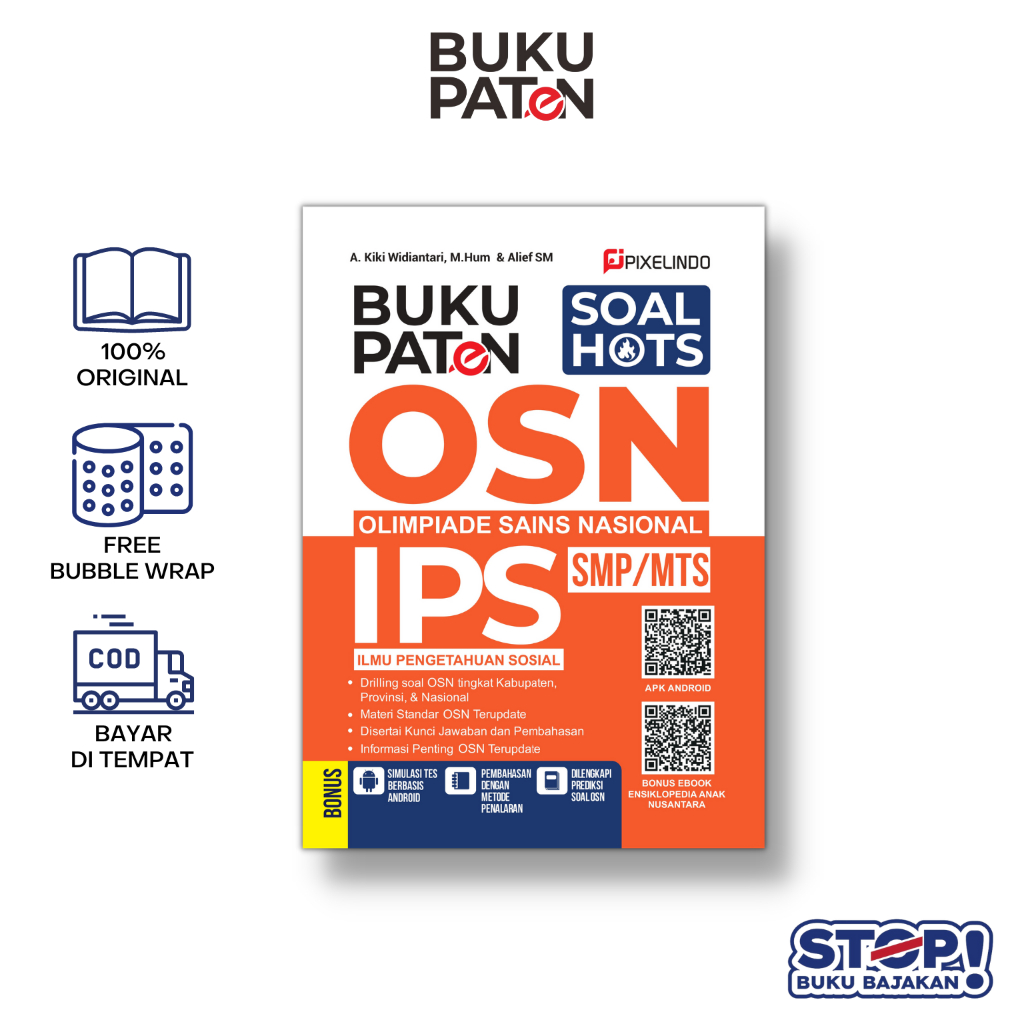Jual BUKU PATEN OLIMPIADE SAINS NASIONAL ILMU PENGETAHUAN SOSIAL SMP ( OSN IPS SMP / MTS ...