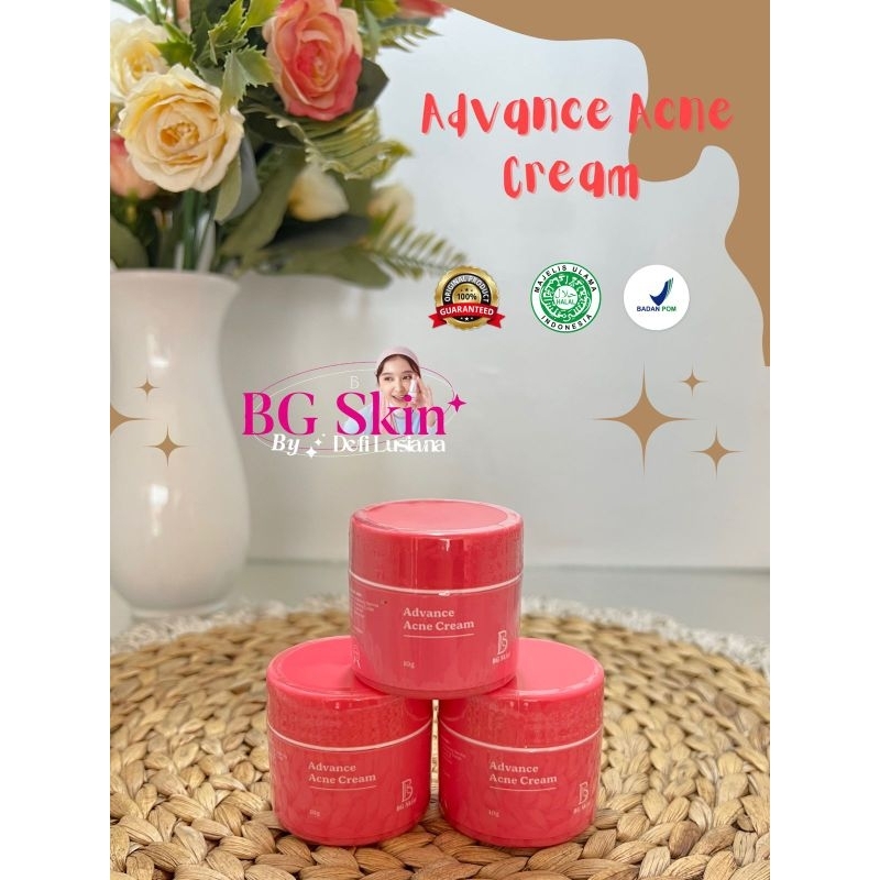 Jual ADVANCE ACNE CREAM MLM BG SKIN | Shopee Indonesia
