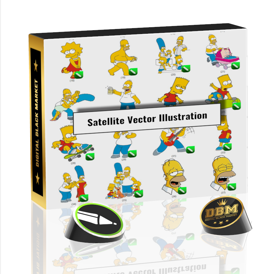 Jual 54 The Simpsons Vector CDR X6 | Shopee Indonesia