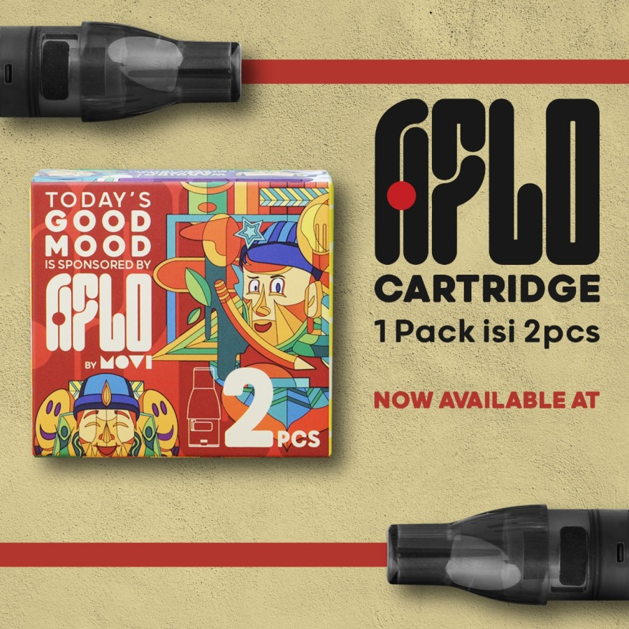 Jual Cartridge AFLO Pod Replacement 100% Authentic by MOVI - Catridge ...