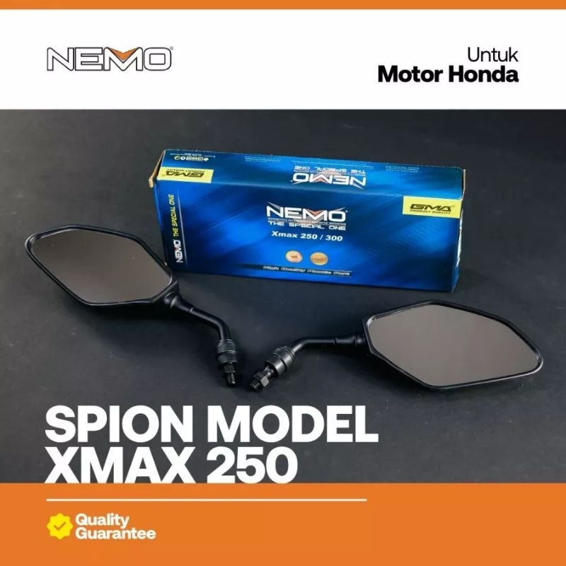 Jual SPION MOTOR MODEL XMAX MEREK NEMO ORIGINAL 100% DRAT HONDA ...