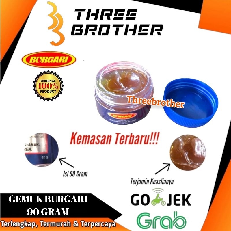 Jual gemuk grease mesin dan body 90gr burgari | Shopee Indonesia