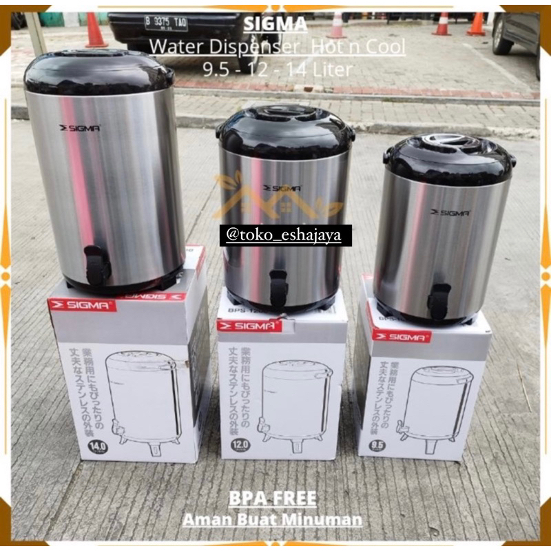 Jual SIGMA - Dispenser Termos Water Jug Air Panas / Dingin Sigma 9,5 ...