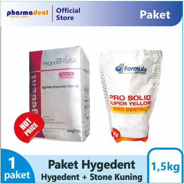 Jual Paket Alginate Hygedent dan Gips Stone Kuning | Shopee Indonesia
