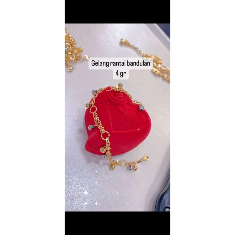 Jual gelang tangan model rantai bandulan . mas 8k model baru | Shopee ...