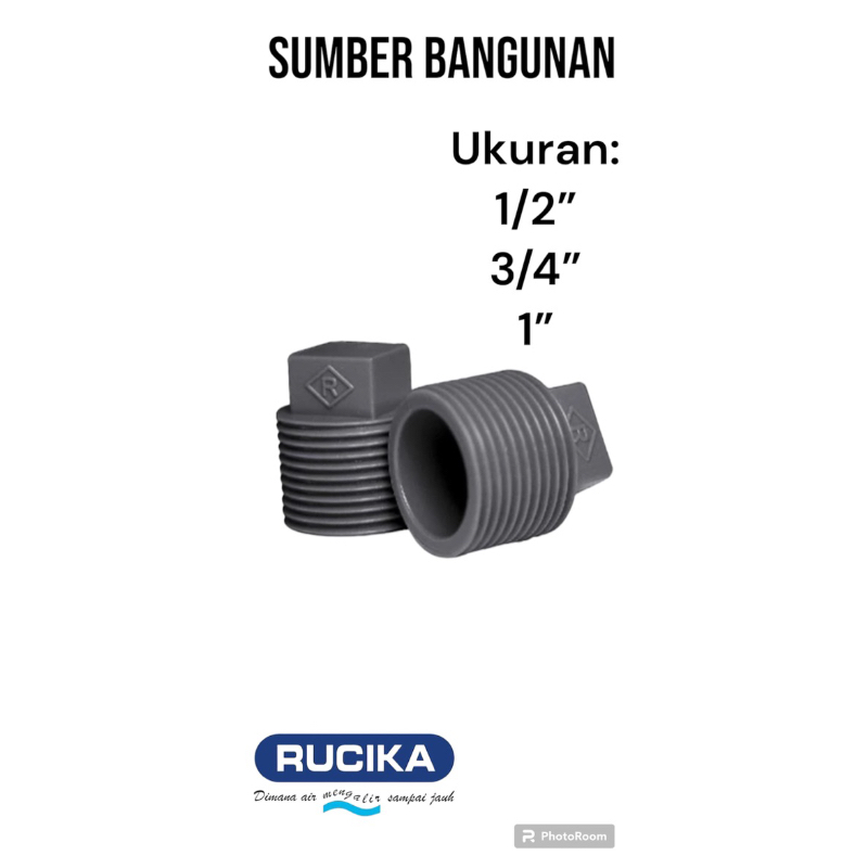 Jual PLUP DRAT 1/2”, 3/4”, 1” RUCIKA | Shopee Indonesia