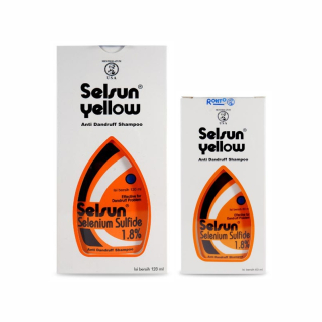 Jual Selsun Yellow ( 1.8% ) 60 Ml, 120 Ml - Shampoo | Shopee Indonesia