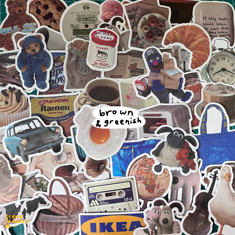 Jual COLORFUL AESTHETIC STICKER PACK (ISI 50 STICKER) | Shopee Indonesia