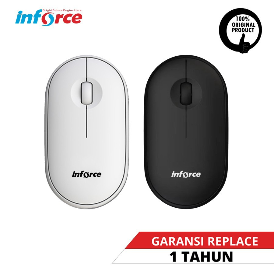 Jual Inforce Mouse Wireless 1715 2.5G USB 1600 DPI 10 M | Shopee Indonesia
