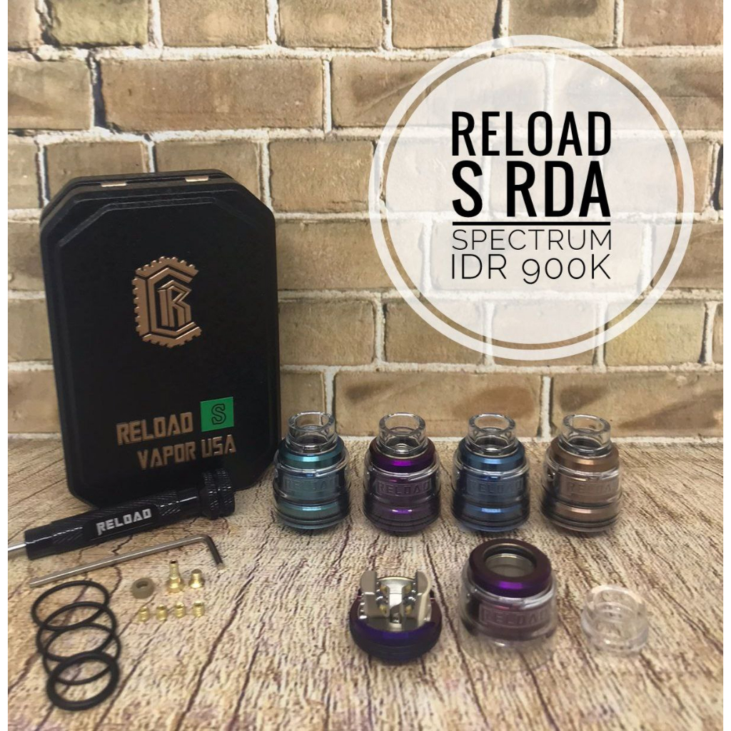 Jual Authentic Reload S RDA Spectrum by Reload Vapor USA | Shopee Indonesia