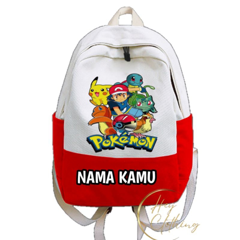 Jual TAS RANSEL SEKOLAH ANAK TAS GENDONG ANAK TAS POKEMON. | Shopee ...