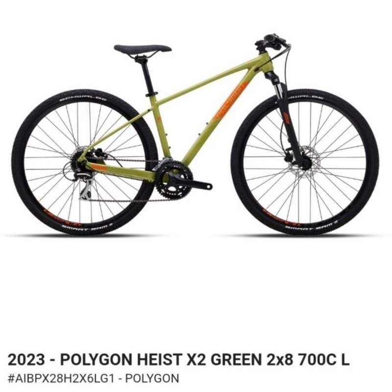 Jual Sepeda Polygon HEIST X2 700cc Hybrid Bike | Shopee Indonesia