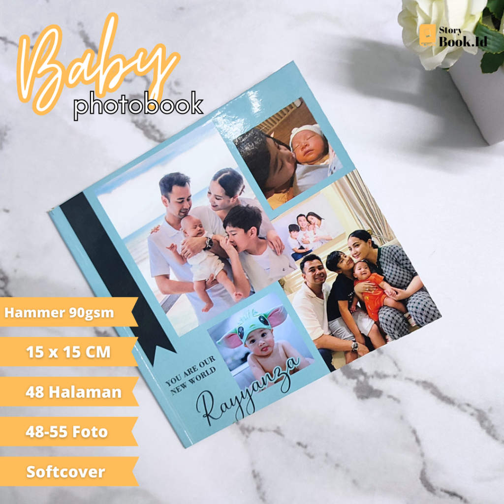 Jual (2-4 HARI JADI) Photobook Custom Softcover / Square 15x15 ...