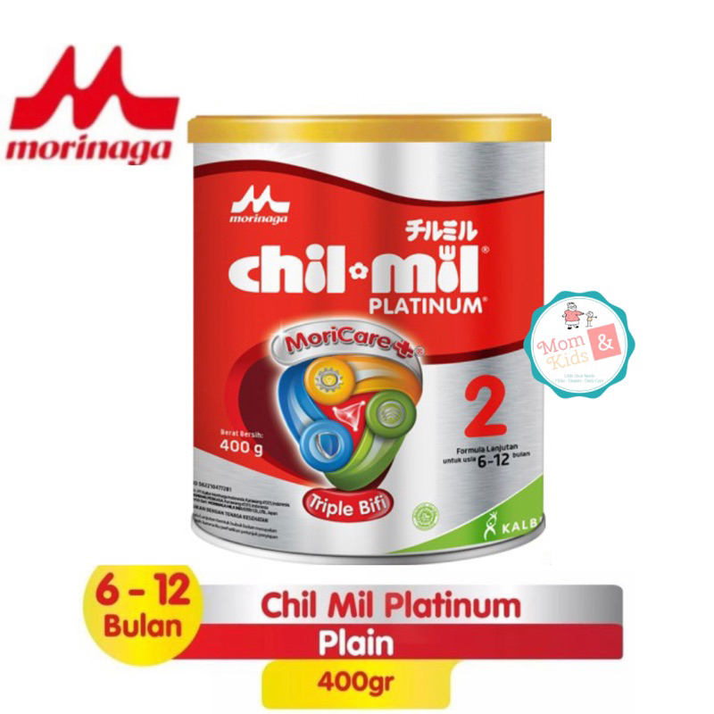 Jual Chilmil Platinum 400gr | Morinaga Chil Mil Platinum (6-12 Bulan) 400 gr | Shopee Indonesia