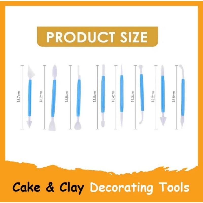 Jual Clay Sculpting tool Cake Decorating tool Cake Fondant Carving ...