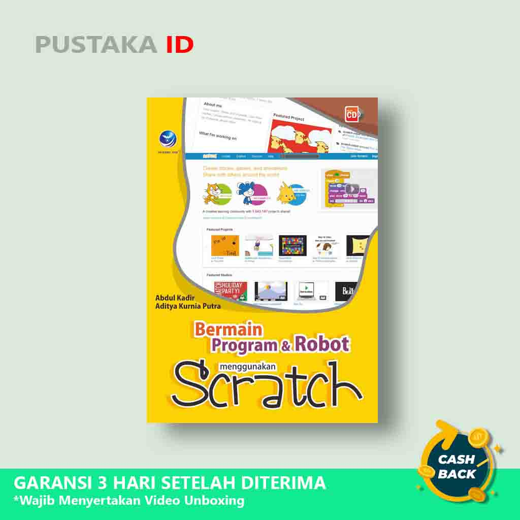 Jual Buku Bermain Program Dan Robot Menggunakan Scratch + CD - Original | Shopee Indonesia