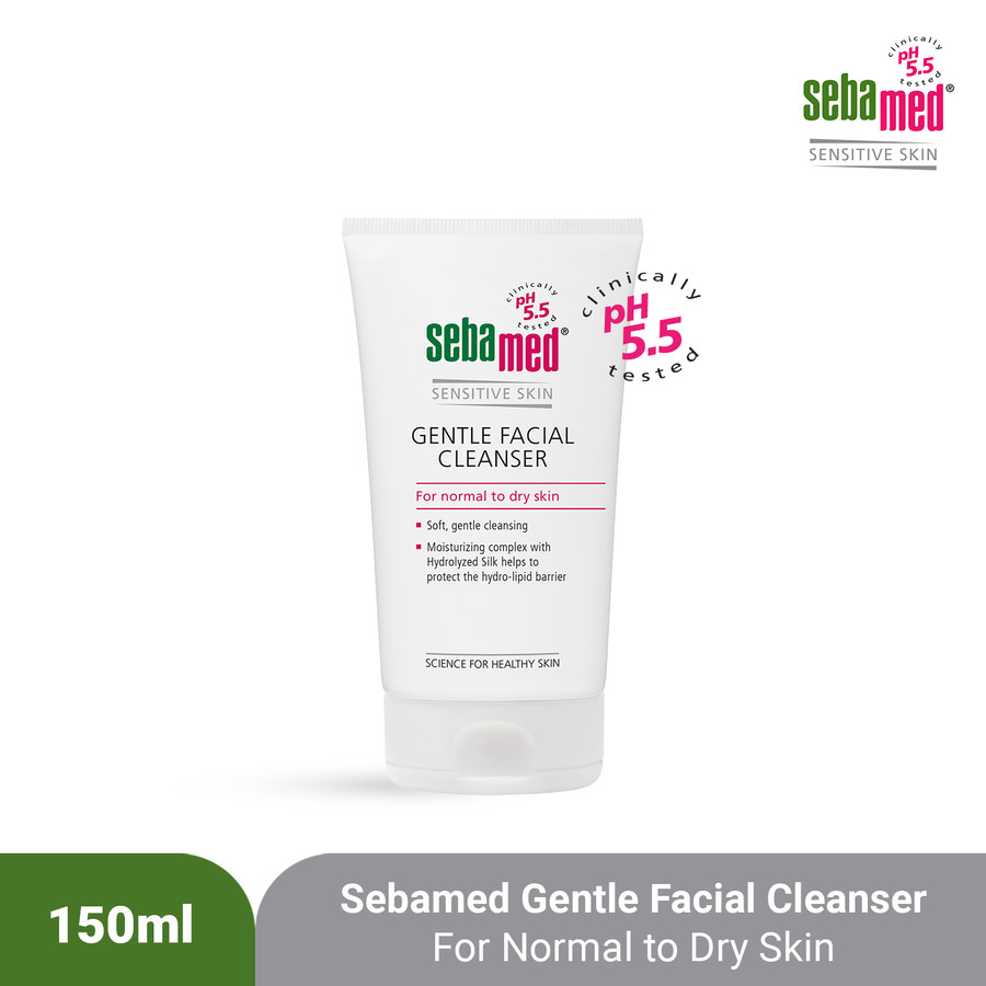 Jual Sebamed Gentle Facial Cleanser Normal to Dry Skin 150ml Sensitive ...