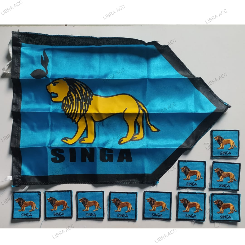 Jual TANDA REGU SINGA SET BENDERA PENGGALANG PUTRA PRAMUKA | Shopee ...