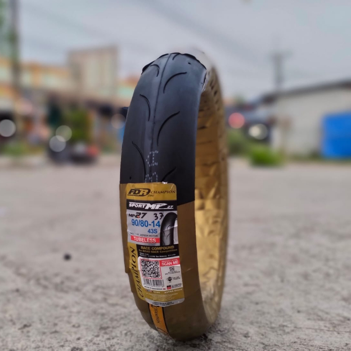 Jual Ban Luar Motor FDR MP27 90/80 ring 14 RACE COMPOUND Tubeless Free ...
