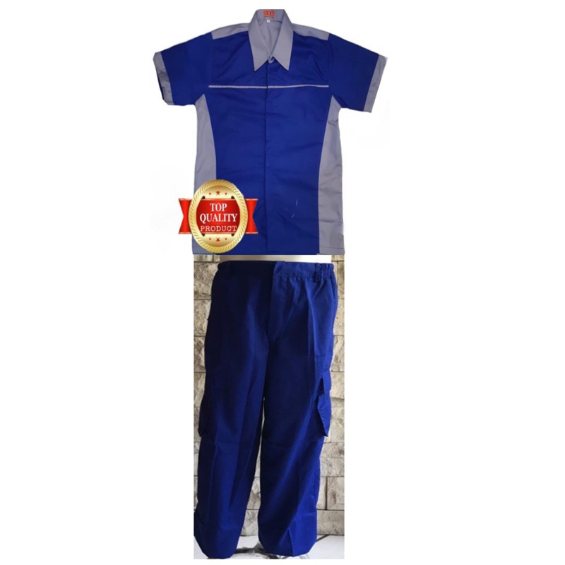 Jual Seragam kerja setelan seragam cleaning servis setean celana ...