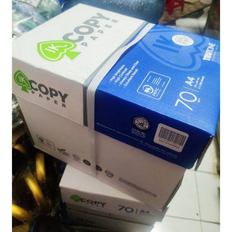 Jual (1 DUS ) KERTAS A4 70 GRAM & F4 70 GRAM COPY PAPER | Shopee Indonesia