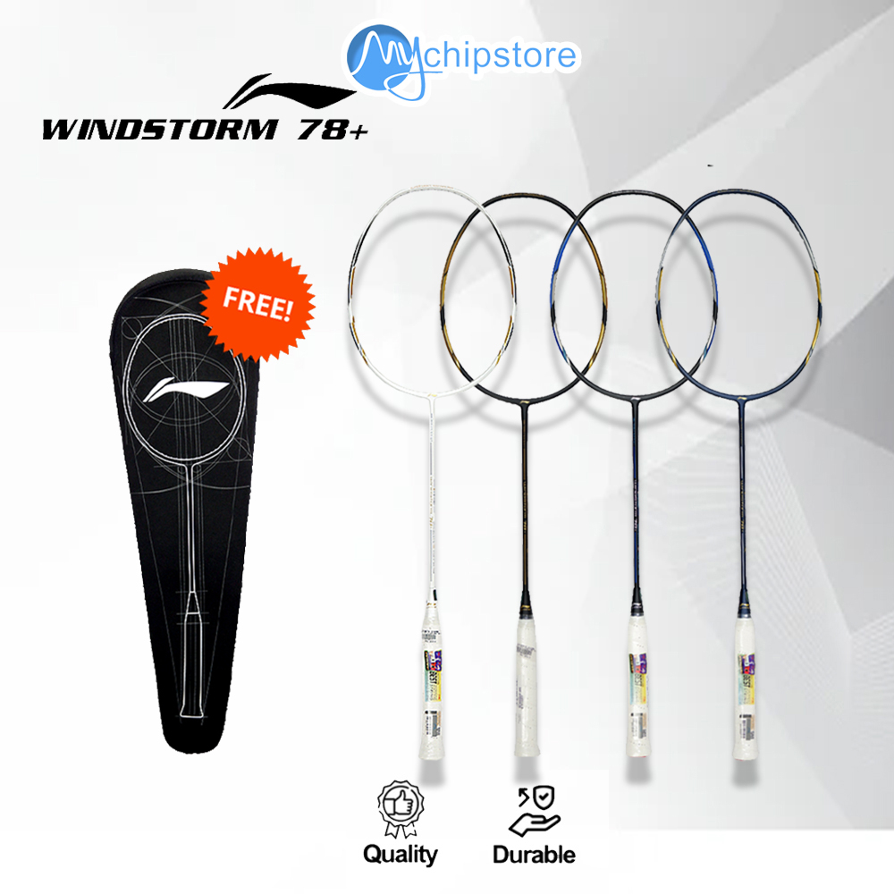 Jual Raket Bulutangkis Badminton LINING WINDSTORM 78 PLUS 100% Original ...