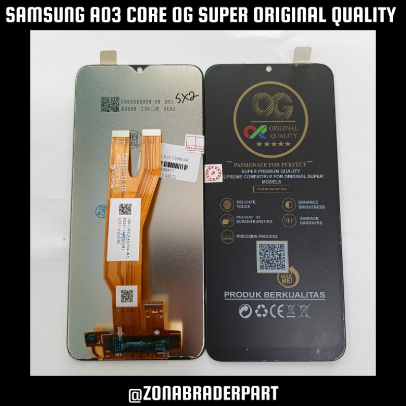 Jual LCD + TS SAMSUNG A03 CORE OG SUPER ORIGINAL QUALITY / ZC SPAREPART ...