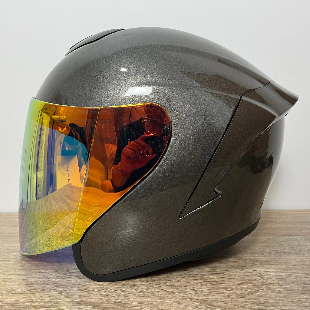 Jual Helm CRX AK-1 Gun Met Glossy - Polos Solid - Helem Helmet Dewasa ...