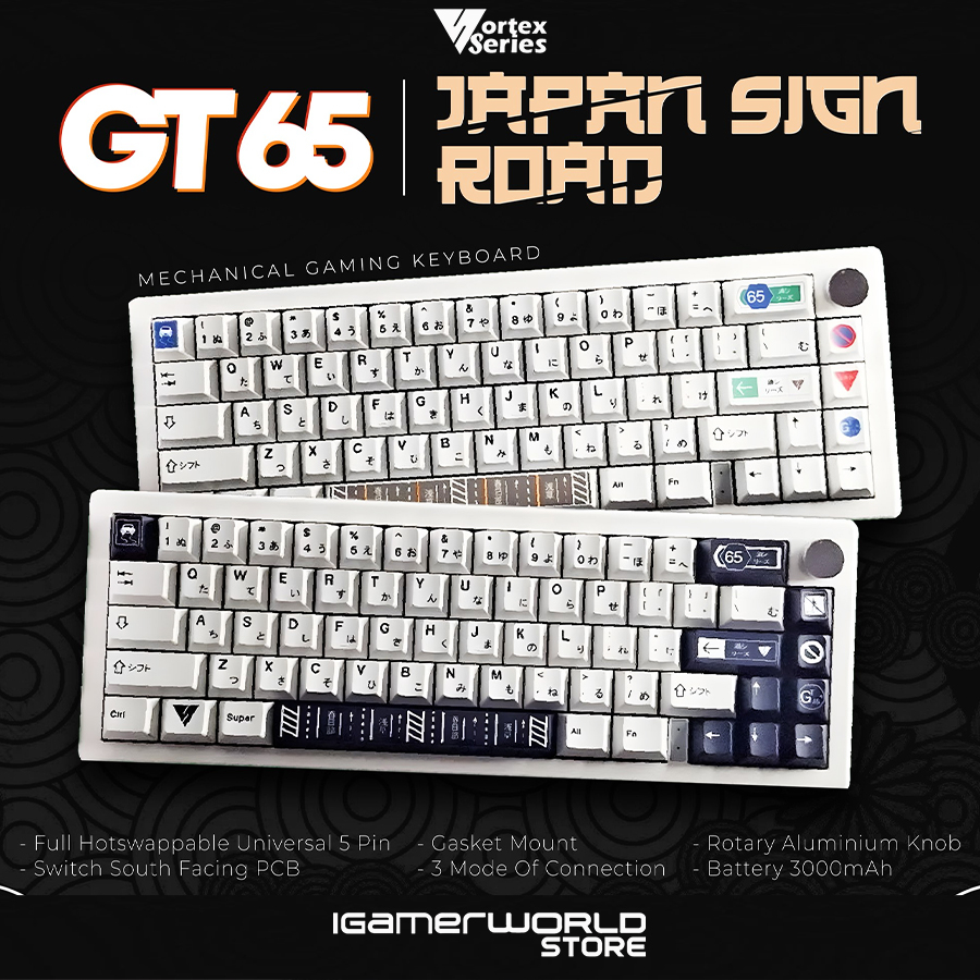 Jual VortexSeries GT65 / GT-65 Japan SR Gasket Wireless Mechanical ...