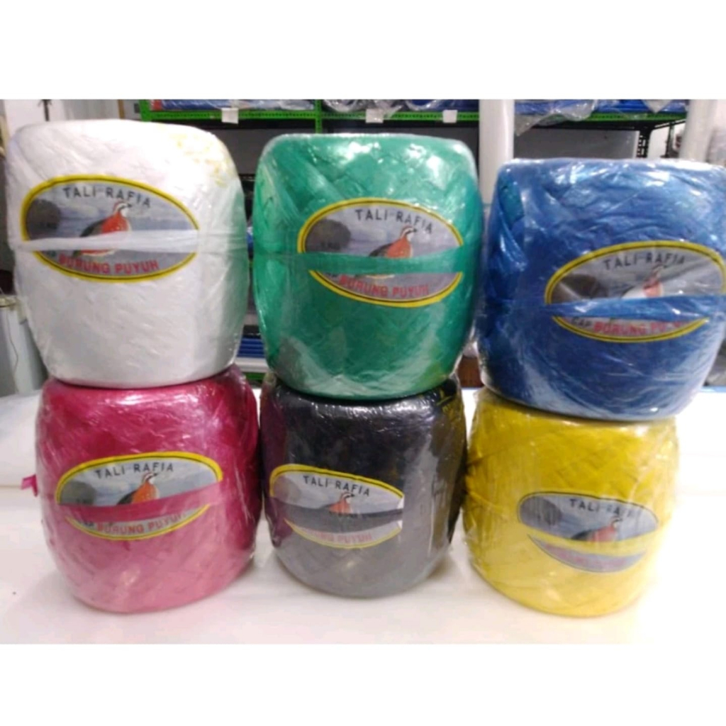 Jual tali rafia cap puyuh harga 1 rol = 1 kg | Shopee Indonesia