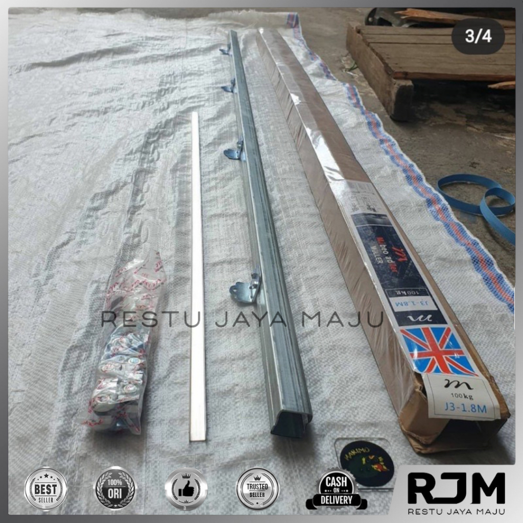 Jual MULLER Rel Pintu Sliding Rail Geser J3 J4 J5 | Shopee Indonesia