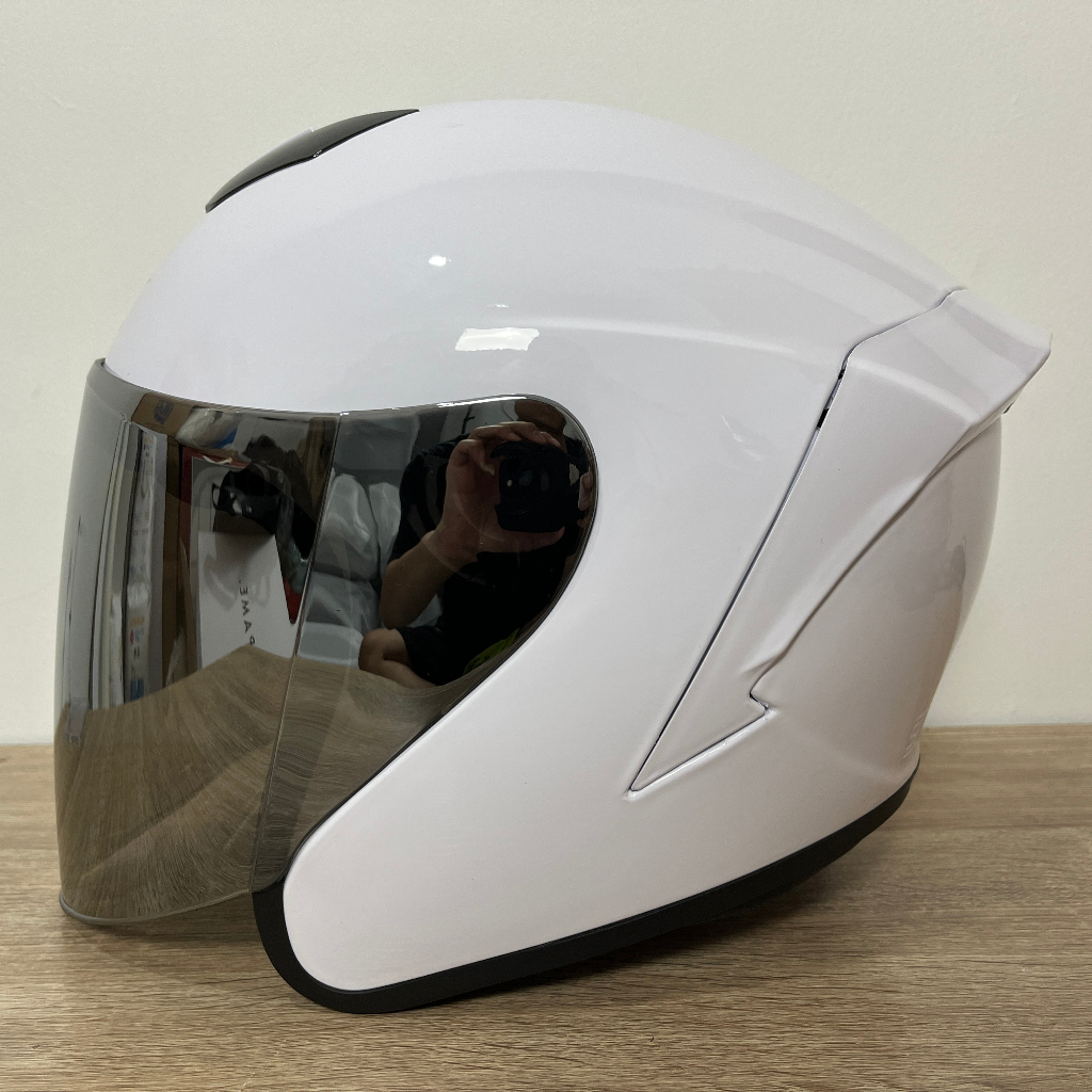 Jual Helm CRX AK-1 Putih Glossy - Polos Solid - Helem Helmet Dewasa SNI - Kualitas ORI SNI ...