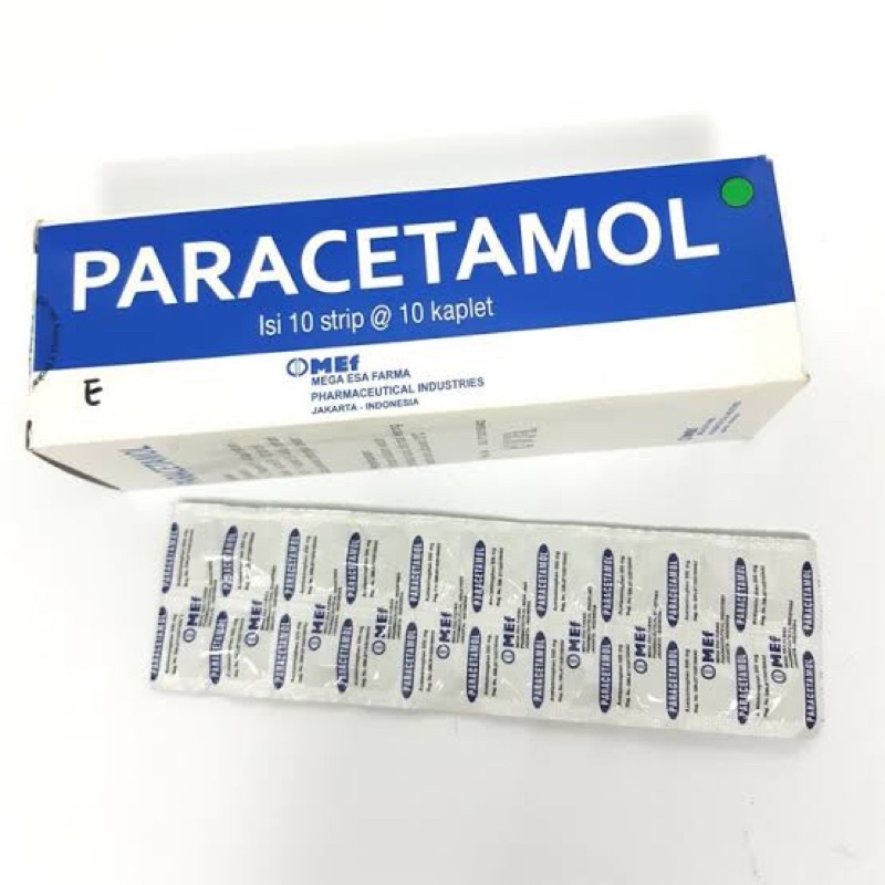 Jual Paracetamol MEF 500 MG 1 Strip Isi 10 Tablet (HARGA PER STRIP ...