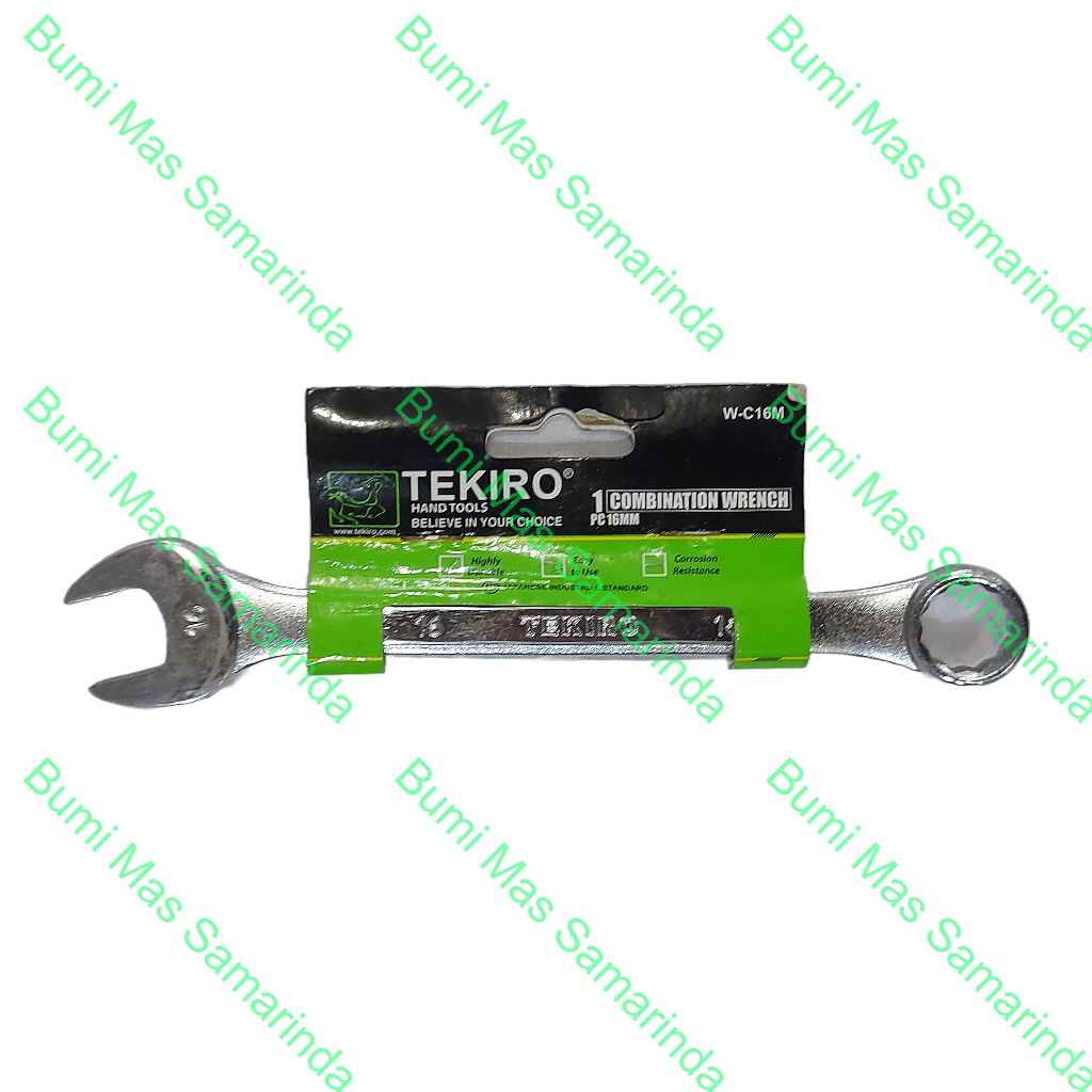 Jual TEKIRO KUNCI RING PAS 16 MM / COMBINATION WRENCH 16MM TEKIRO | Shopee Indonesia