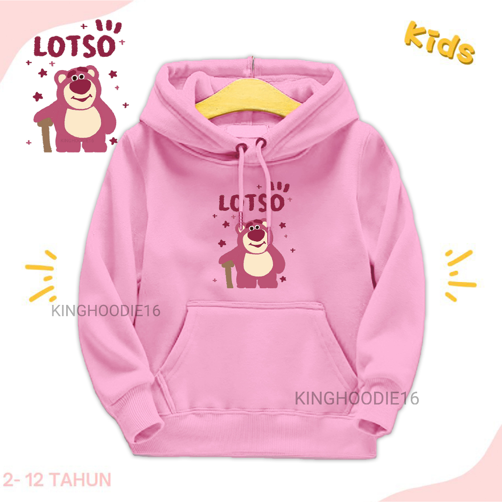 Jual Jaket Hoodie Lotso Anak Perempuan Laki Laki Umur 2 3 4 5 6 7 8 9 ...