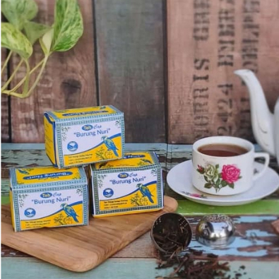 Jual 1 Bal / koli (100pcs) Teh Cap Burung Nuri teh wangi sedap mantap ...